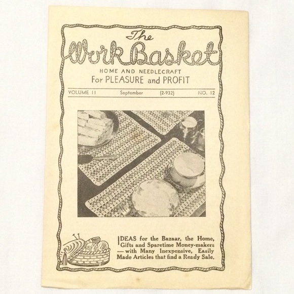Vintage | Office | 3 Vintage Workbasket Pattern Booklets | Poshmark